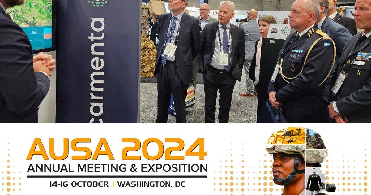 Thank you to everyone who visited us at AUSA 2024 ‹ Carmenta